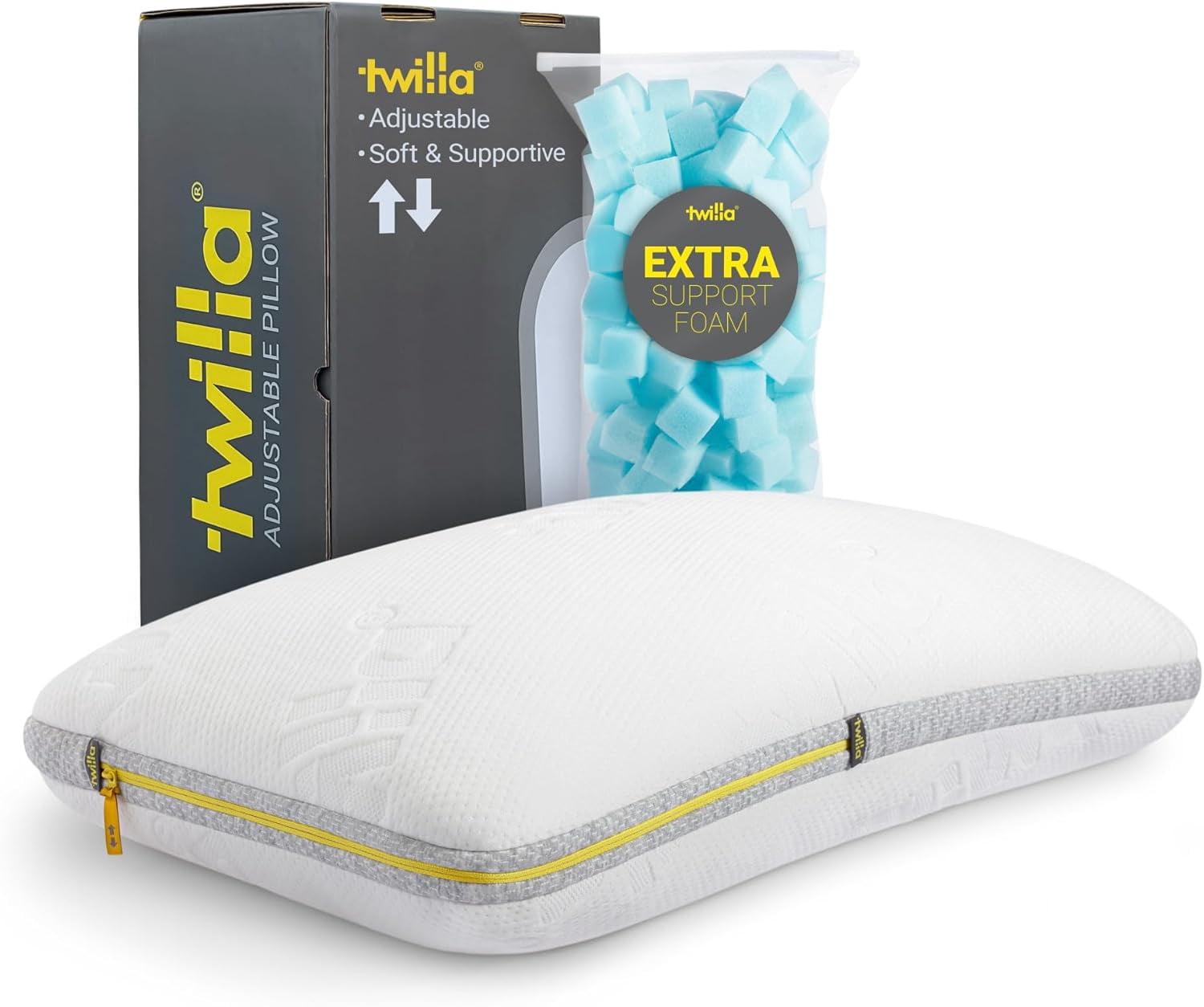 Customizable Adjustable Bed Pillow for Sleeping Soft & Supportive ...