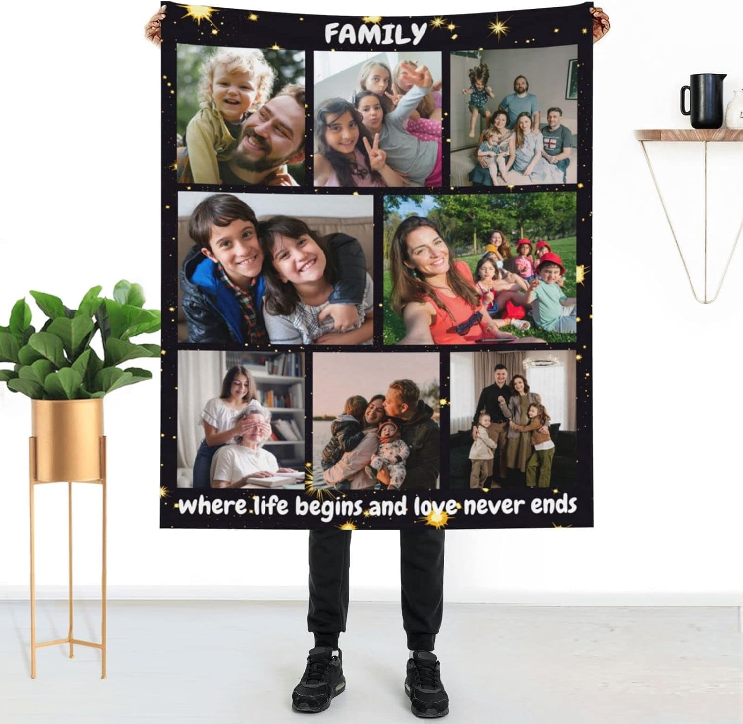 Customizable Blanket for Sister Customized Blankets with Photos Text ...