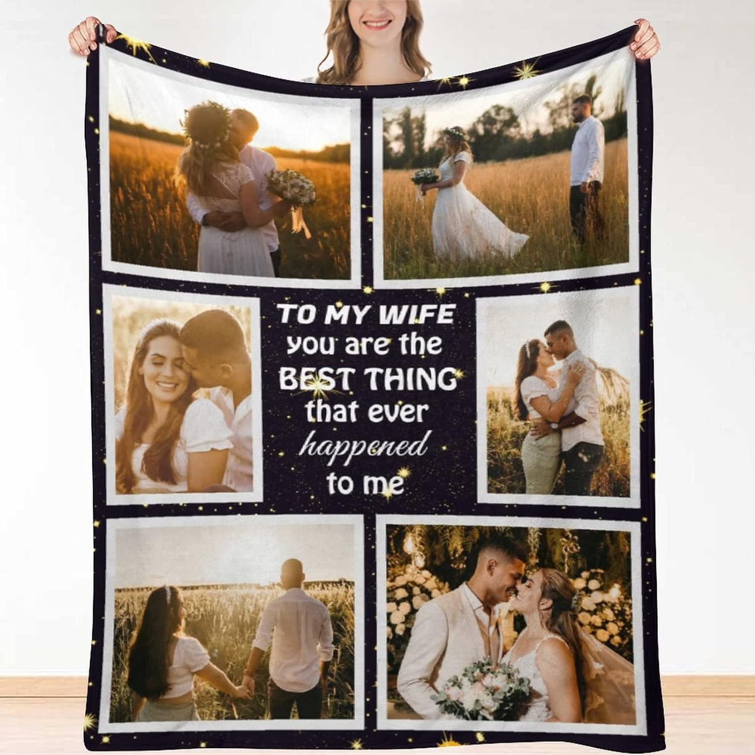 Customizable Blanket for Sister Customized Blankets with Photos Text ...