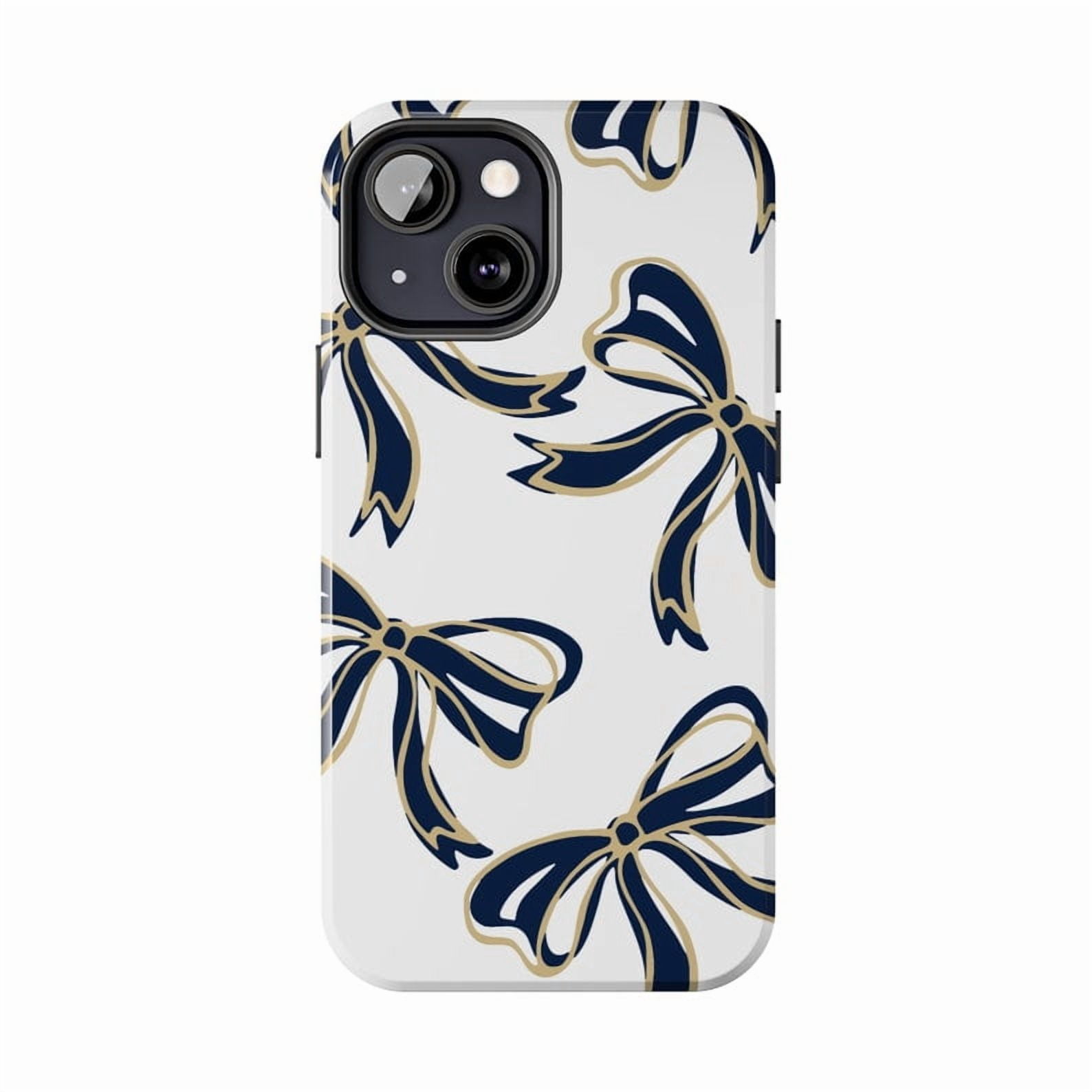 Customizable Bow Preppy College iPhone Case for iPhone 11 12 13 14 15 ...