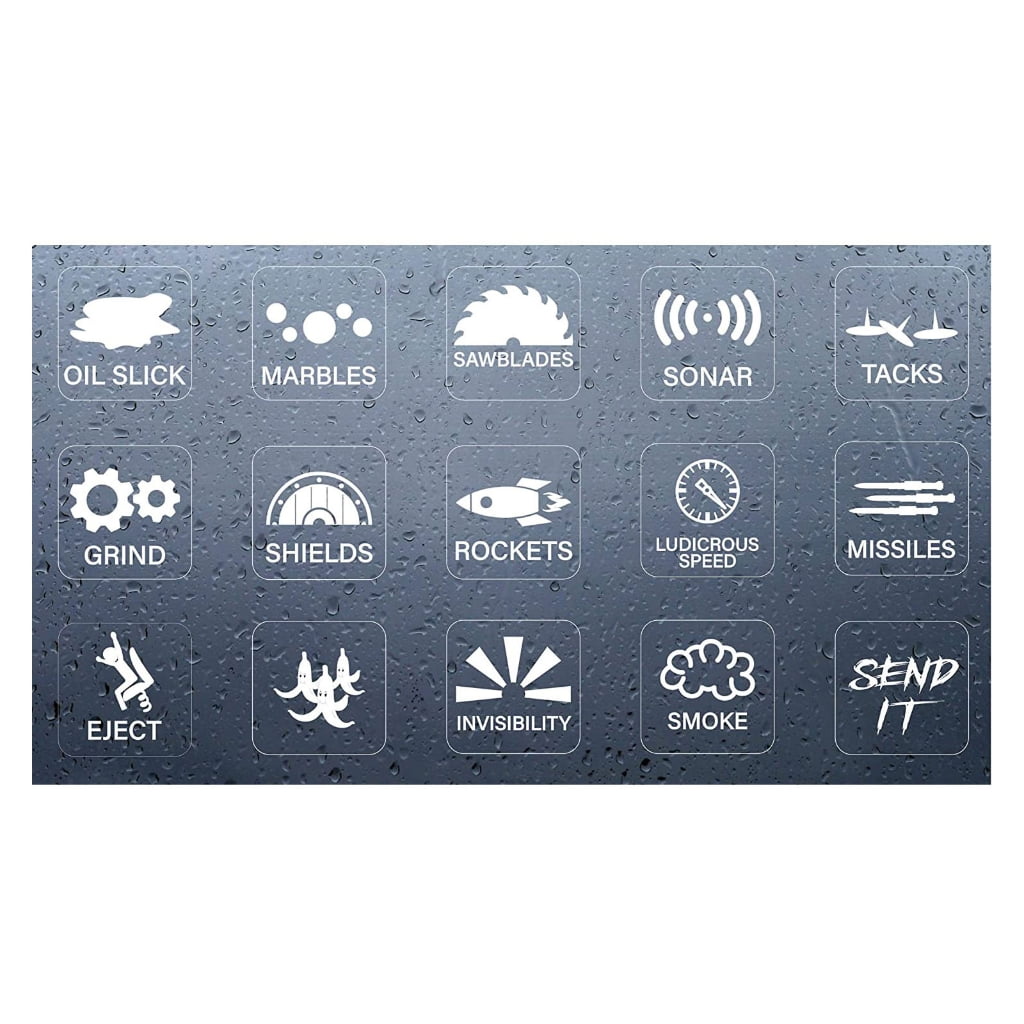 Customizable Car Interior Switches Stickers for Enhanced Aesthetic and ...