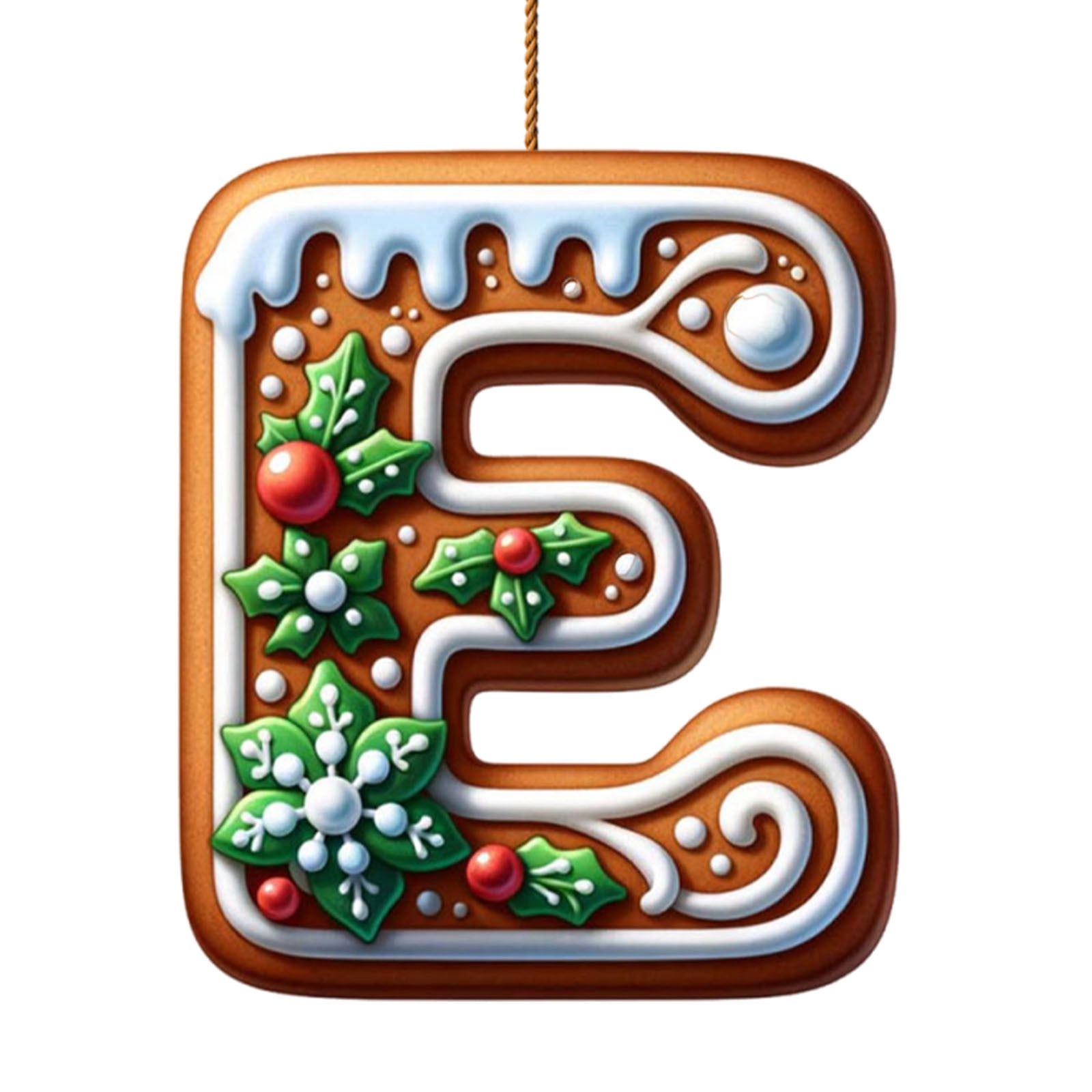 Customizable Christmas Tree Letter Decorations - DIY Alphabet Ornaments ...