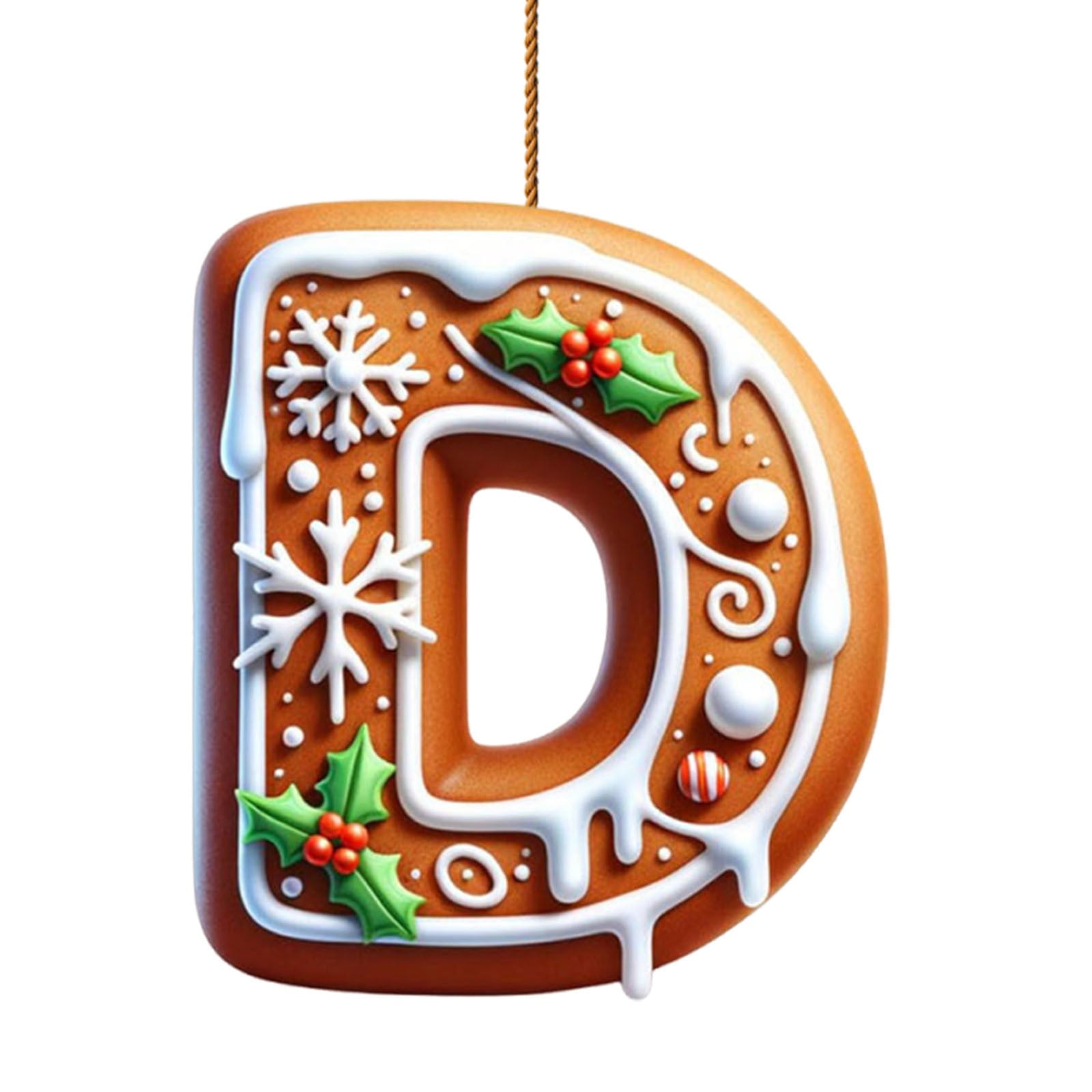 Customizable Christmas Tree Letter Decorations - DIY Alphabet Ornaments ...