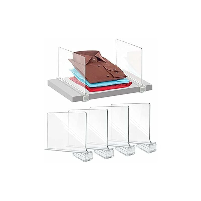 Customizable Closet Organizers, Multi-Functional Acrylic Bookshelf ...