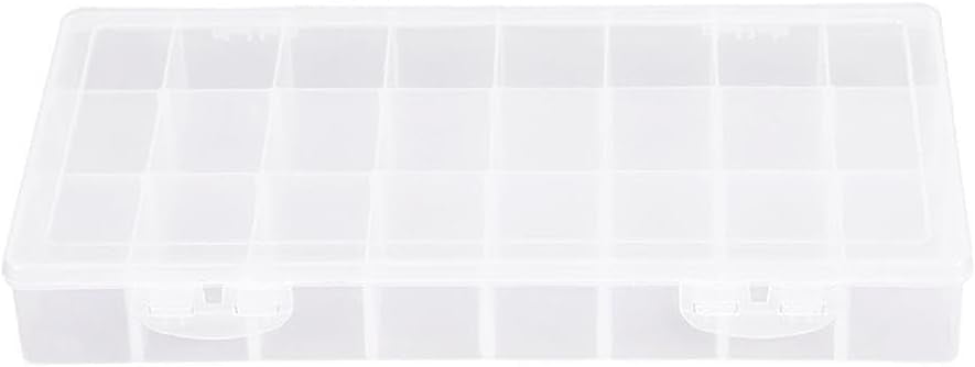 Customizable Color Pigments Storage Box with Fold Snap Lid Clear ...