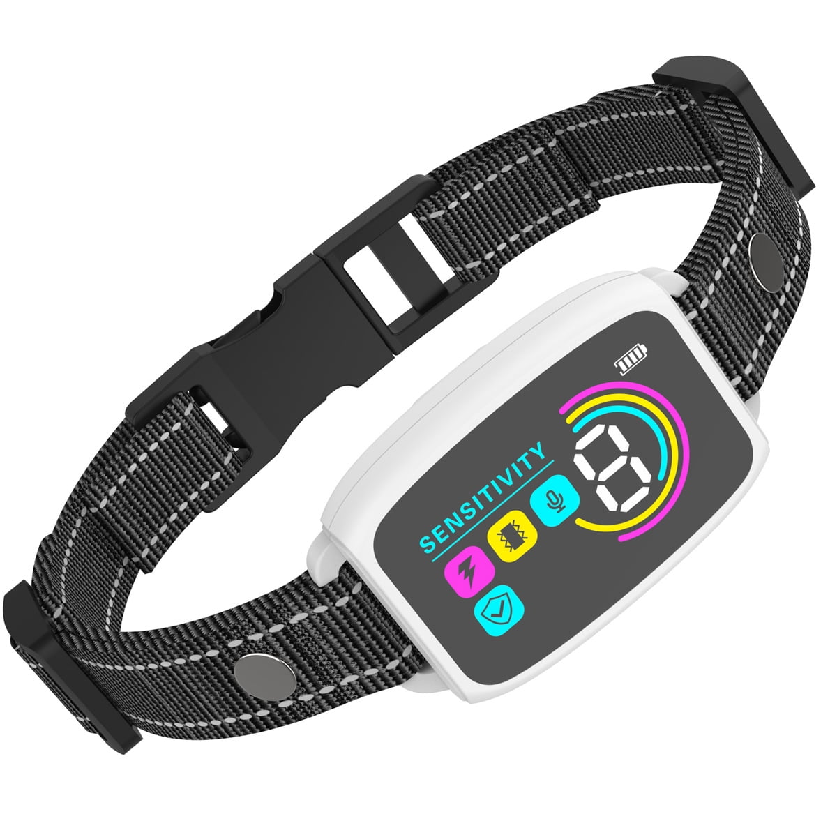 Customizable Dog Bark Collar for Large Medium Dogs, Smart Stop Barking ...