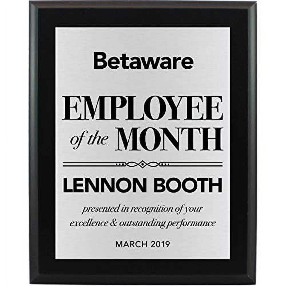 Customizable Employee Recognition Plaque - Walmart.com
