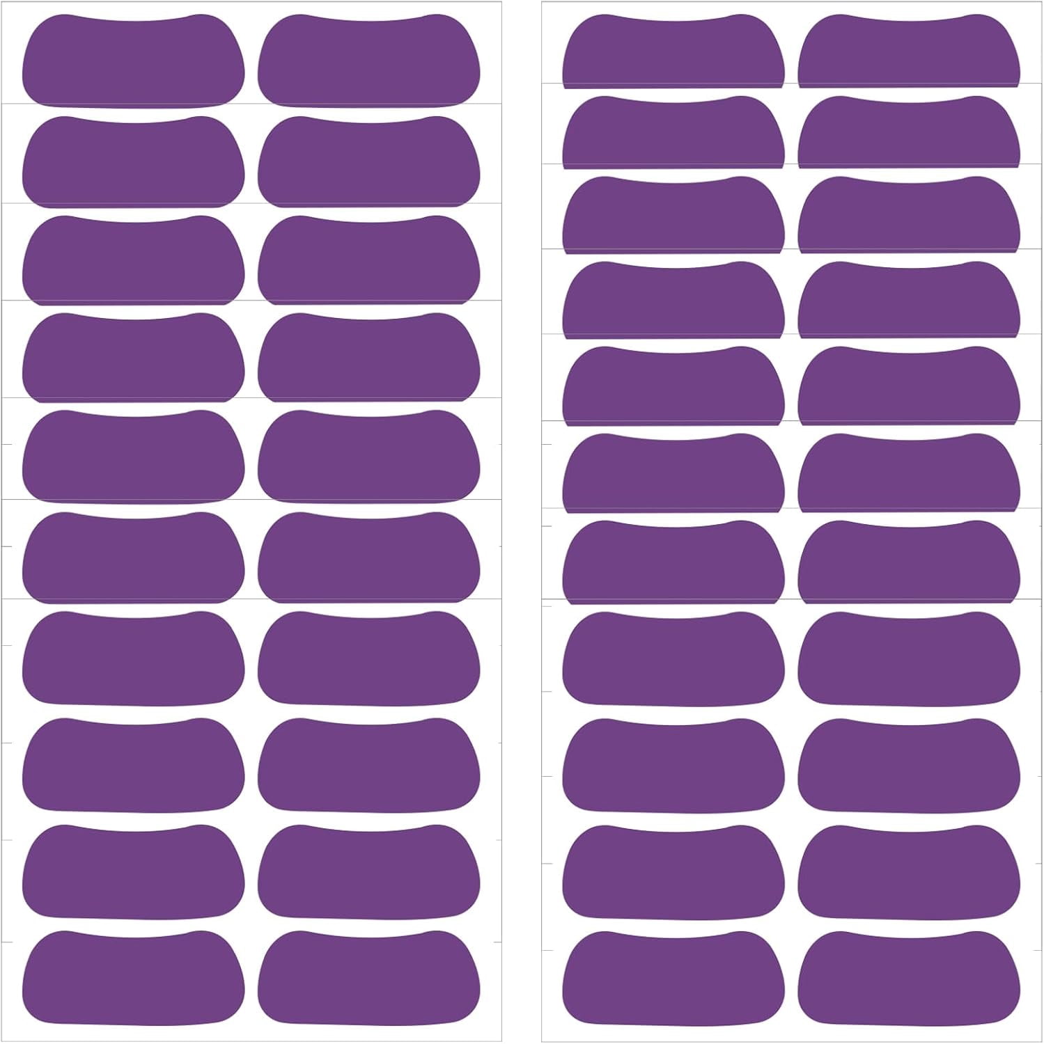 Customizable Eye Black Stickers - 60 Pairs for Sports & Spirit ...