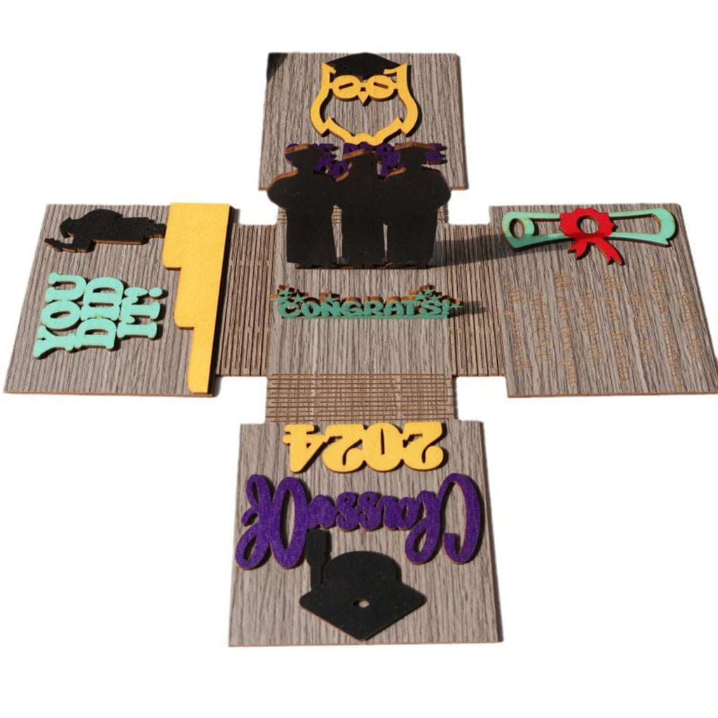 Customizable Graduation Gift Explosion Box Decors for Graduation ...
