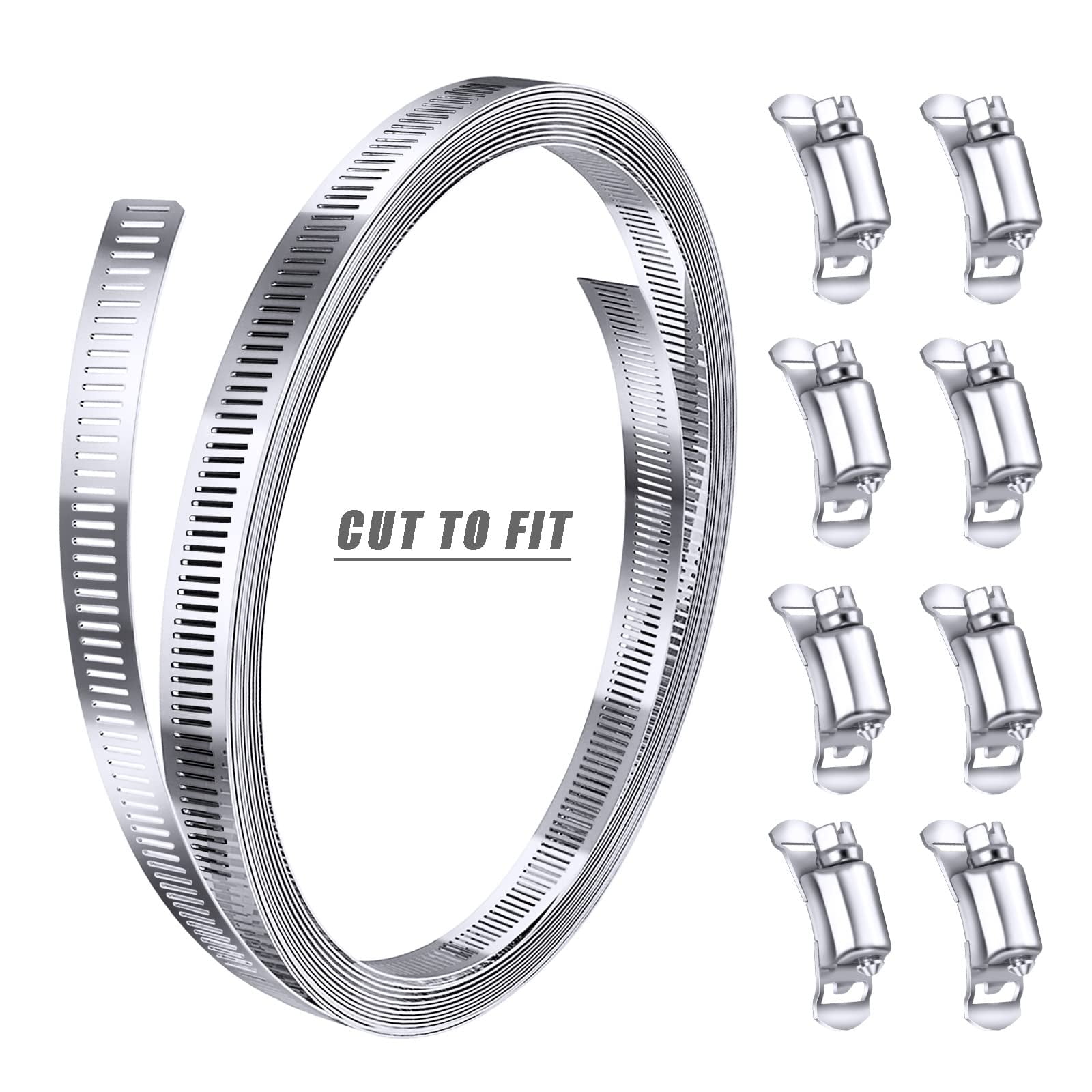 Customizable Hose Clamps, Stainless Steel Hose Clamps For Dust ...