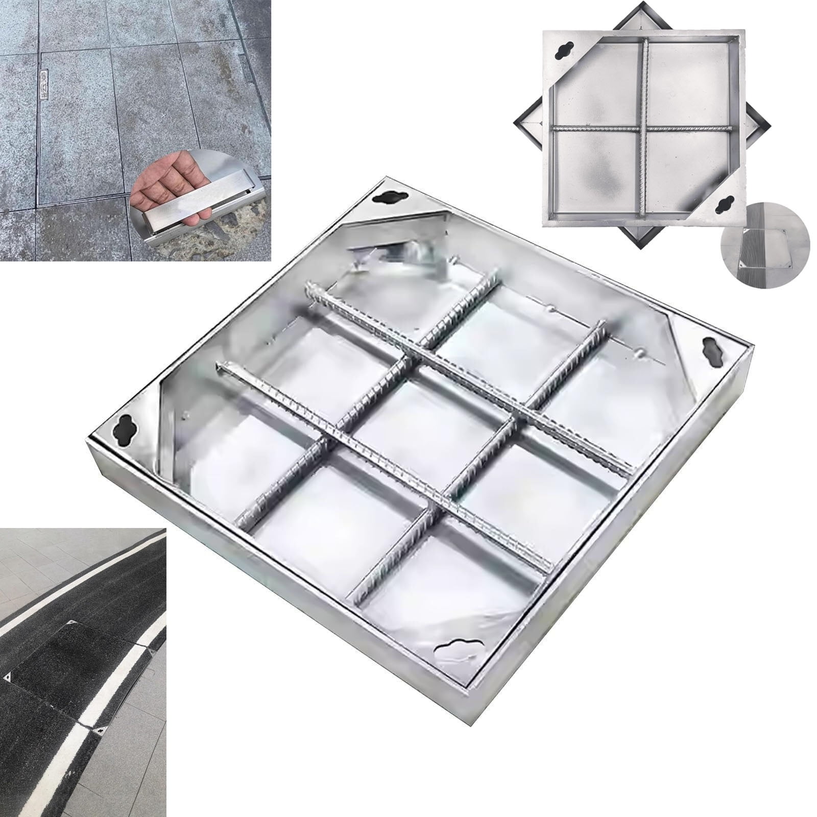 Customizable Invisible Septic Tank Cover Heavy Duty Square Manhole ...