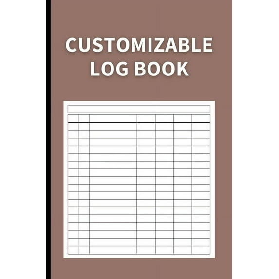 Customizable Log Book: Daily Activity, Inventory, Income, Expenses ...