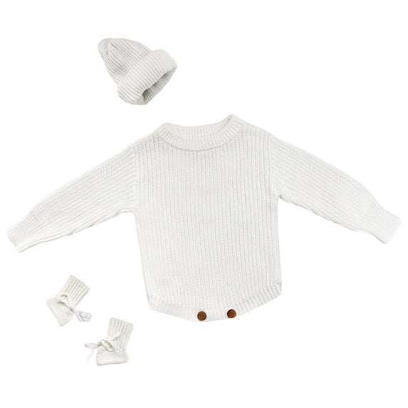 Customizable Name Hand Embroidered Baby Knitted Jumpsuit for Boys ...