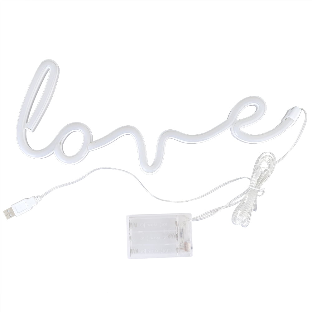 Valentine's Day Gifts, Flexible Silicon Tube Neon Sign for Night Lights ...
