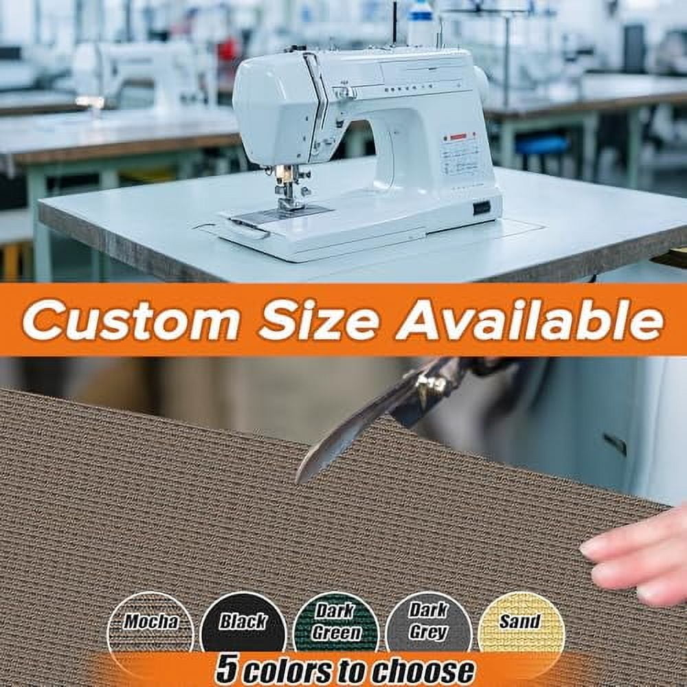 Customizable Privacy Screen Fence 6'X60' Brown Heavy Duty 170 GSM Wind ...