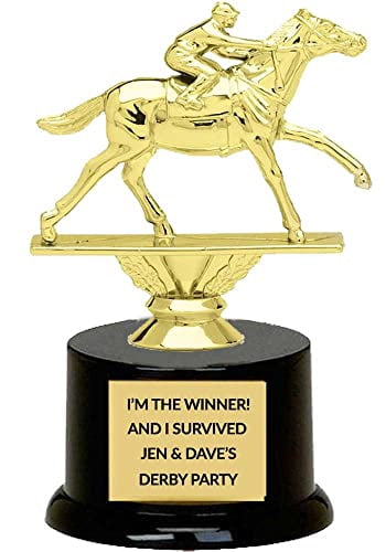 Customizable Racehorse Trophy - Derby Winner Award - Walmart.com