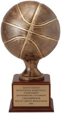 Customizable Resin Basketball Trophy, 16 inch, Includes Personalization ...