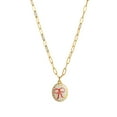 Customizable Resin Flower Pendant Necklace with Adjustable Chain ...