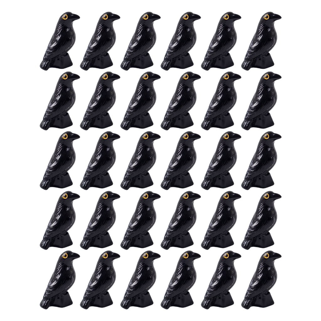 Customizable Rosin Crow Statue For Eerie Home Deck Halloween Gathering ...