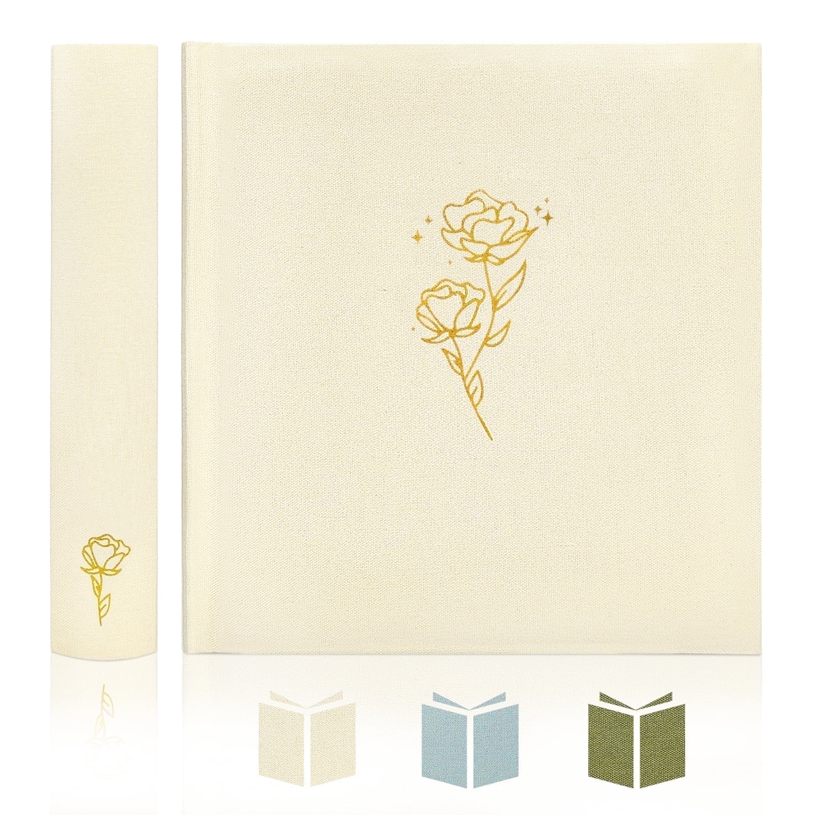 Customizable Scrapbook Album with Writing Space - Acid-Free 11.6 x 13 ...