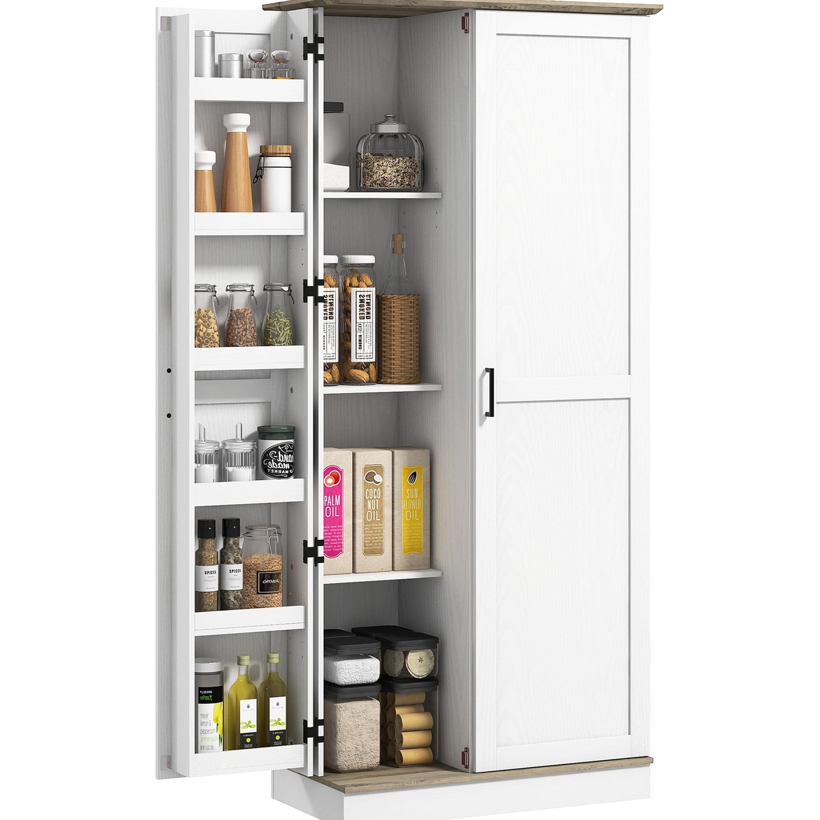 Customizable Shelving Freestanding Cupboard / Fit Items of Different ...