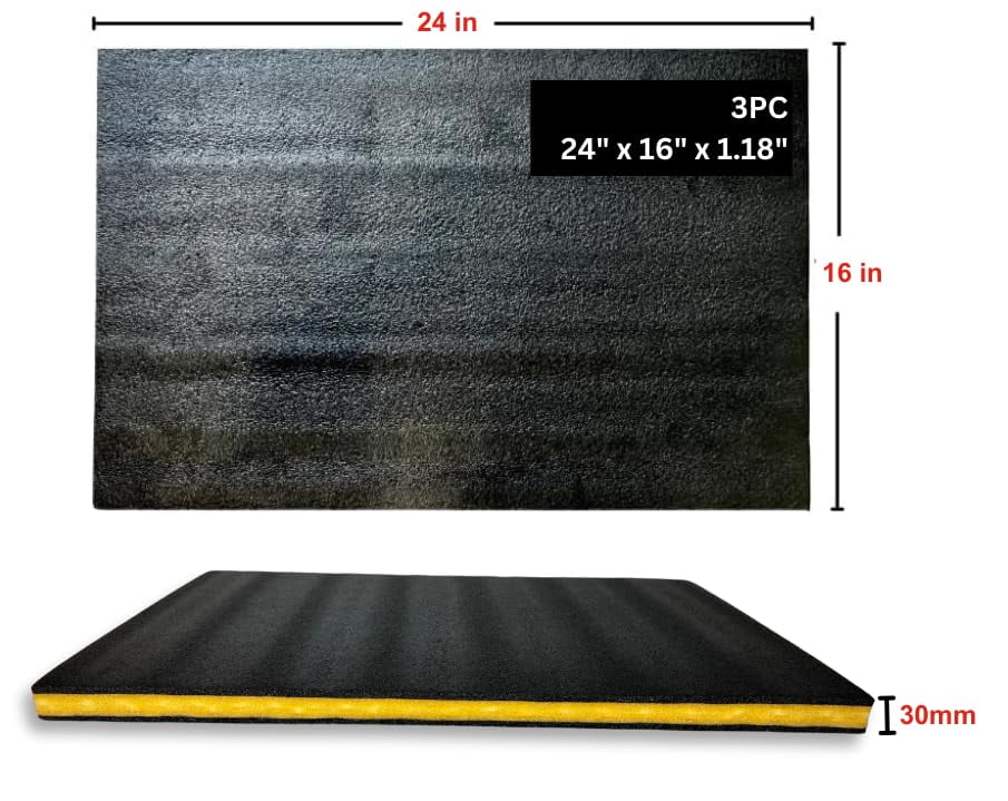 Customizable Tool Box Organizer Tool Foam | 16"x24"x1.18" - 3 PCS ...