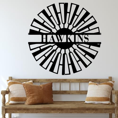 Customizable Windmill Metal Art | Personalized Family Name Sign ...