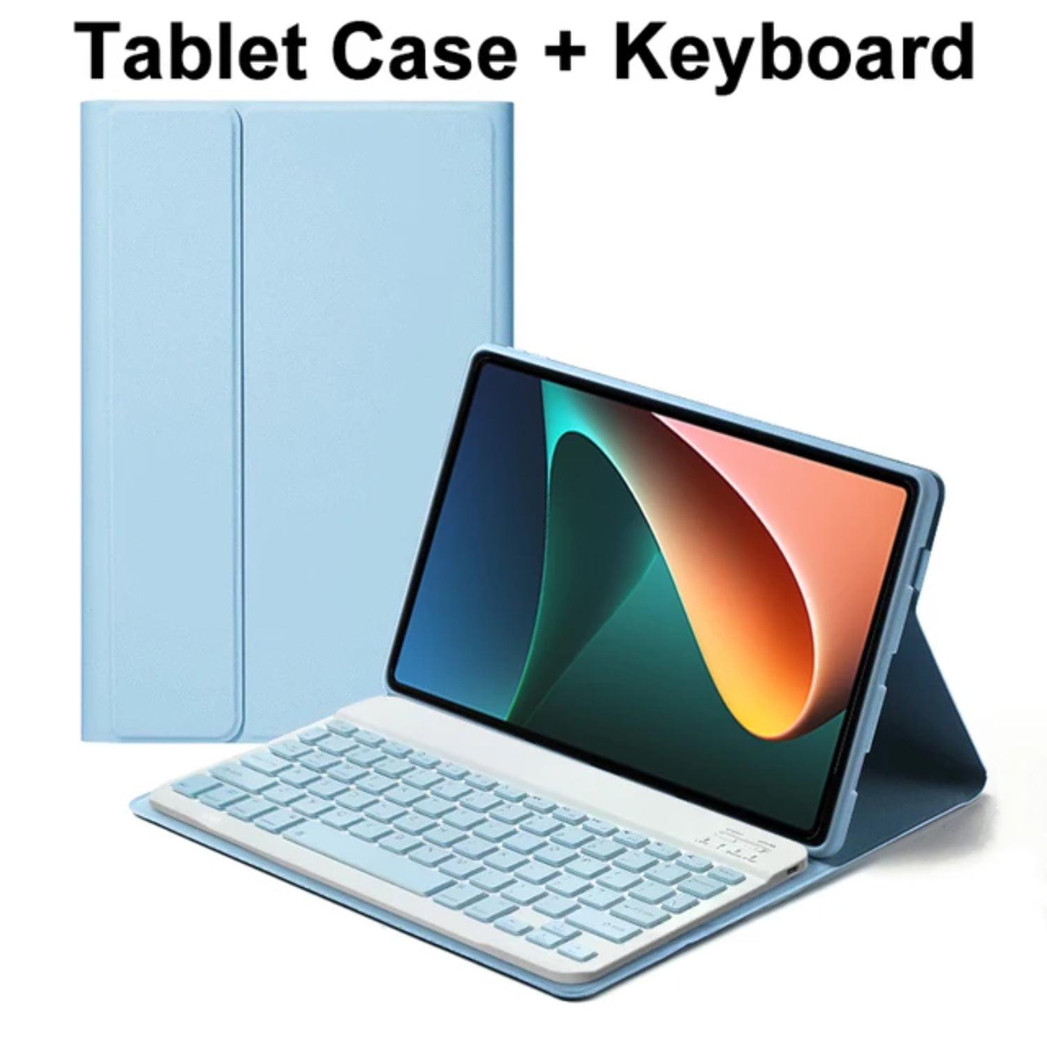 Customizable sleek and ultra-thin black detachable Bluetooth keyboard ...