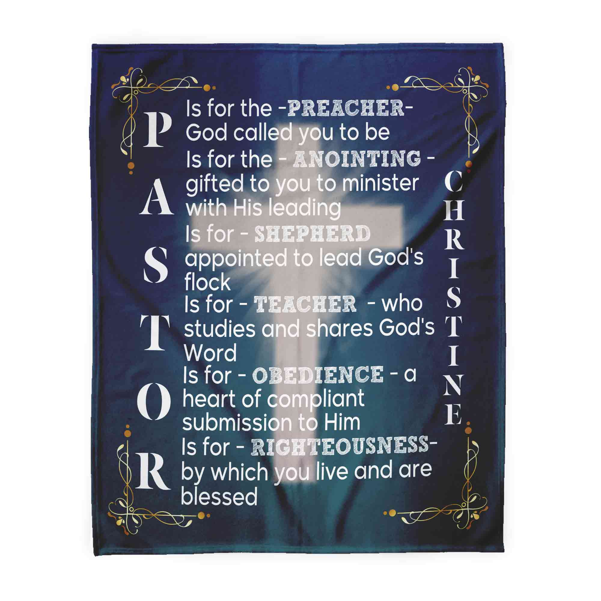 Customizaholic Christian Blanket, Custom Name Blanket, Scripture ...