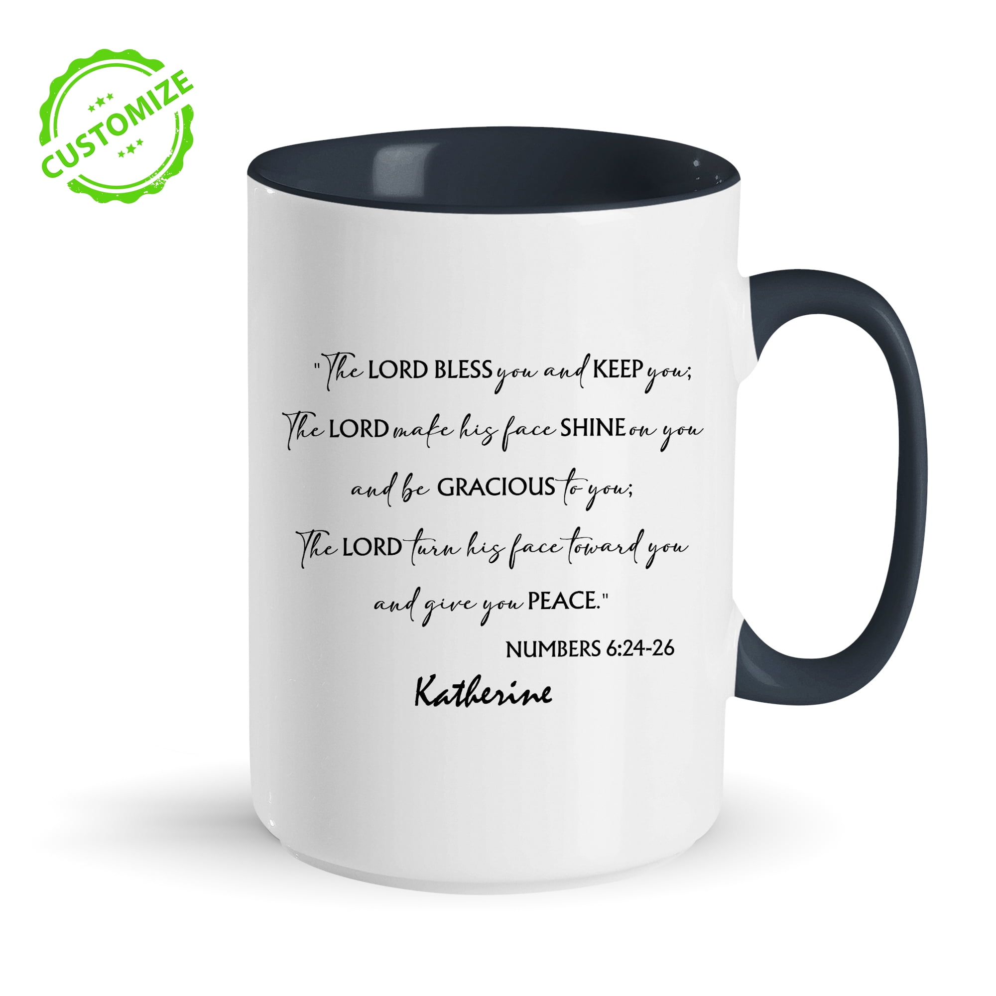 Customizaholic Custom Coffee Mugs Personalized, Bible Verse Coffee Mug ...