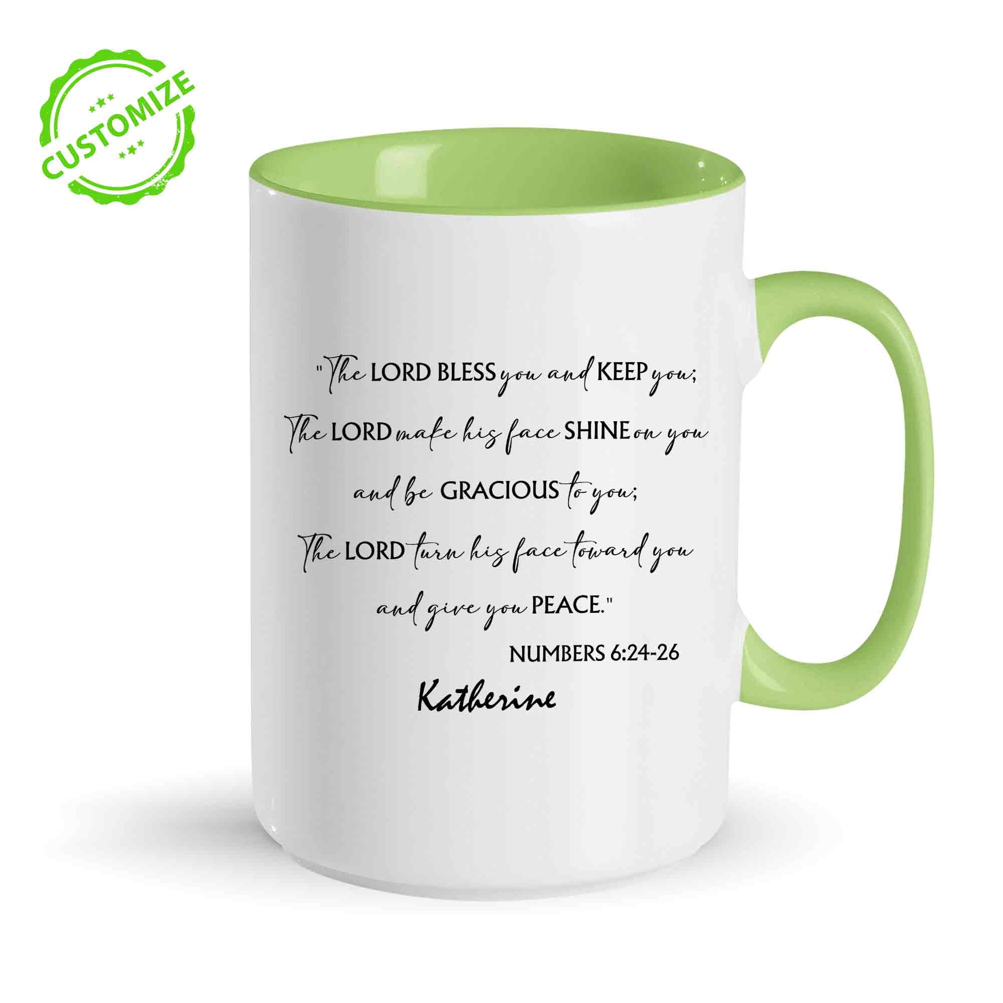 Customizaholic Custom Coffee Mugs Personalized, Bible Verse Coffee Mug ...
