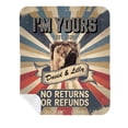 Customizaholic Personalized Anniversary Blanket - I'm Yours No Returns ...