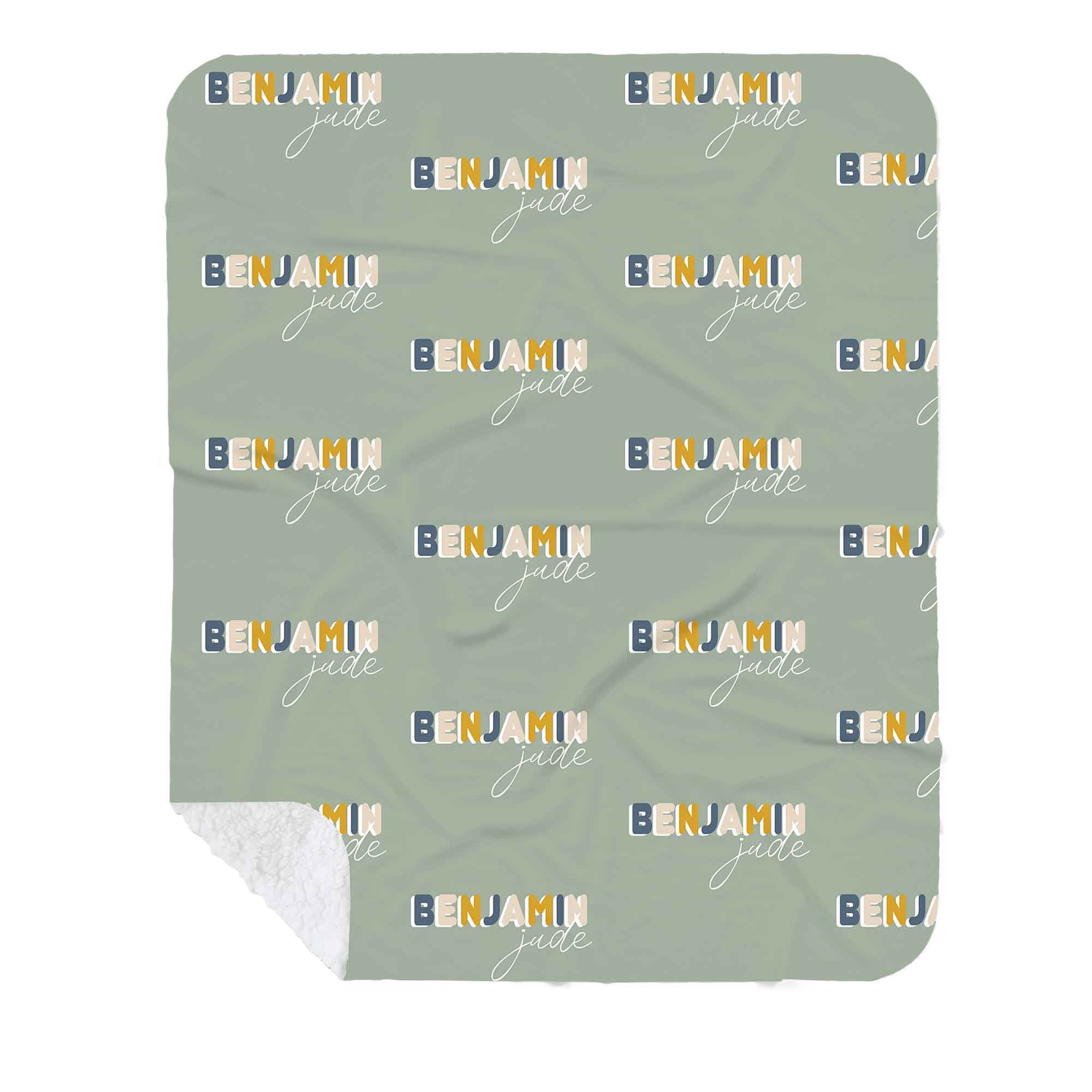 Customizaholic Personalized Baby Name Blanket – Custom Kids Blanket ...