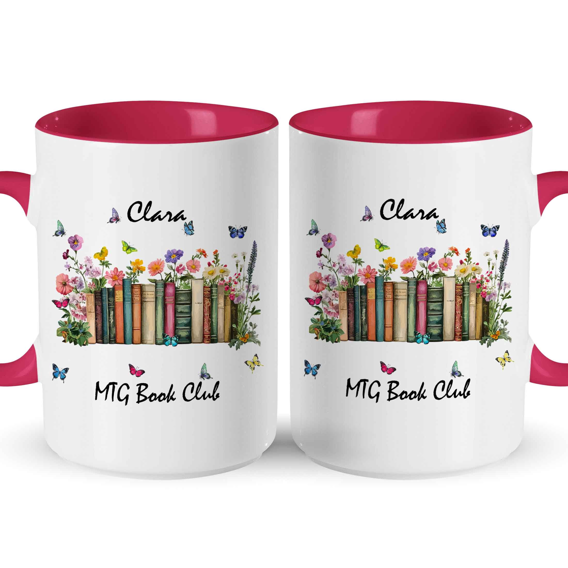Customizaholic Personalized Book Club Mug – Custom Book Lover Gift ...