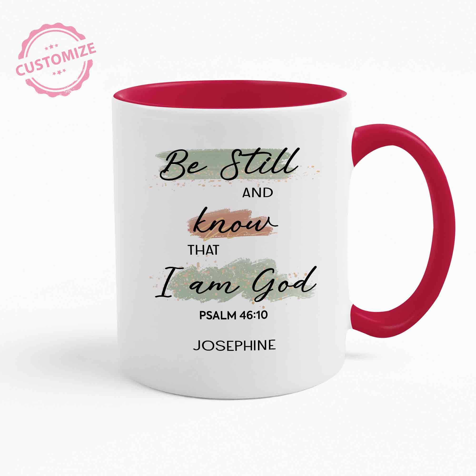 Customizaholic Personalized Coffee Mug, Bible Verse Coffee Mug ...