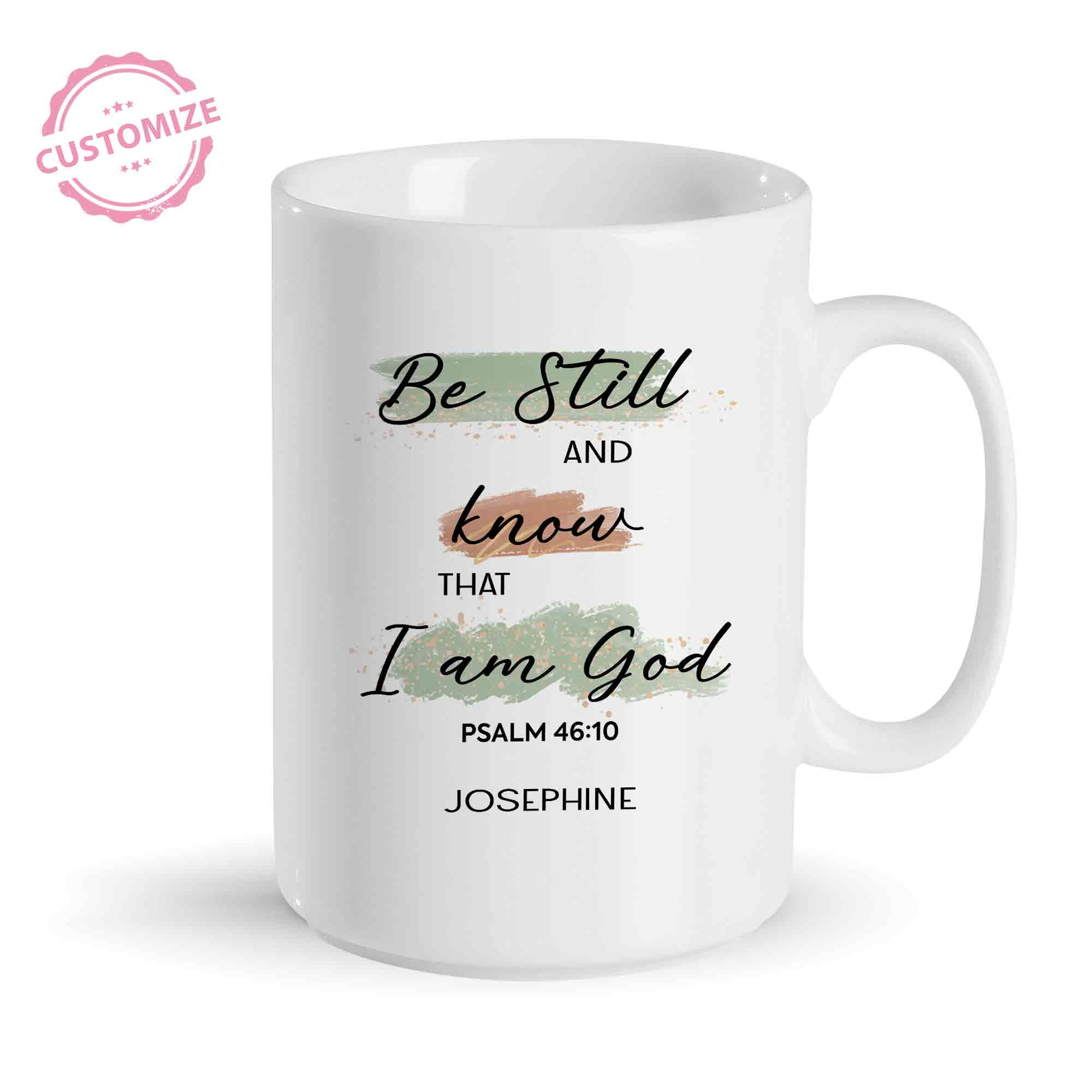 Customizaholic Personalized Coffee Mug, Bible Verse Coffee Mug ...