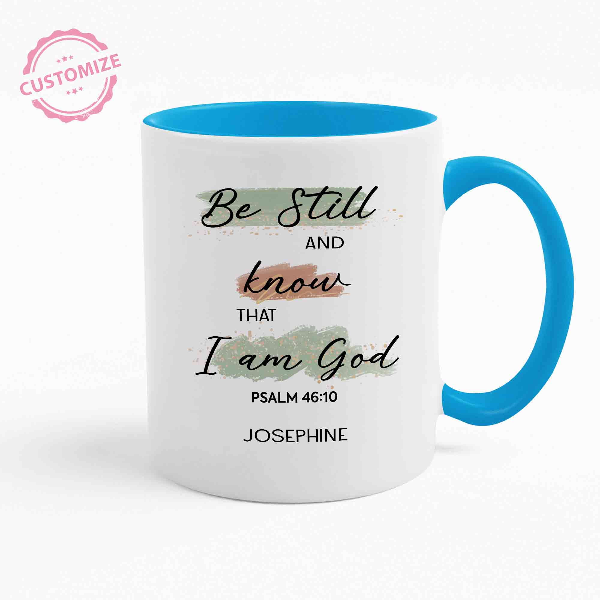 Customizaholic Personalized Coffee Mug, Bible Verse Coffee Mug ...