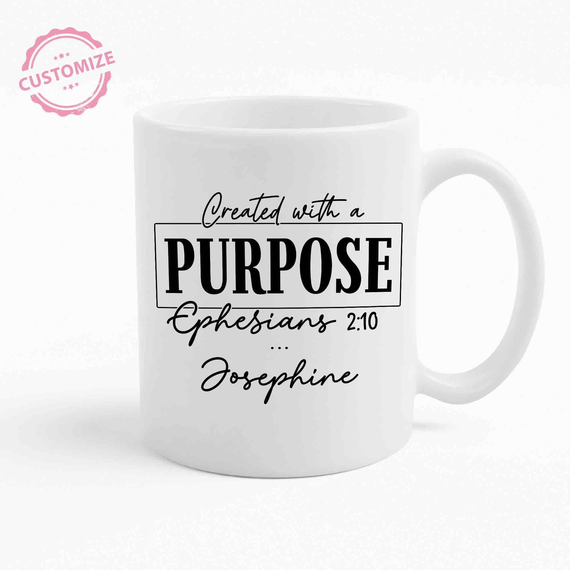 Customizaholic Personalized Coffee Mug, Bible Verse Coffee Mug ...