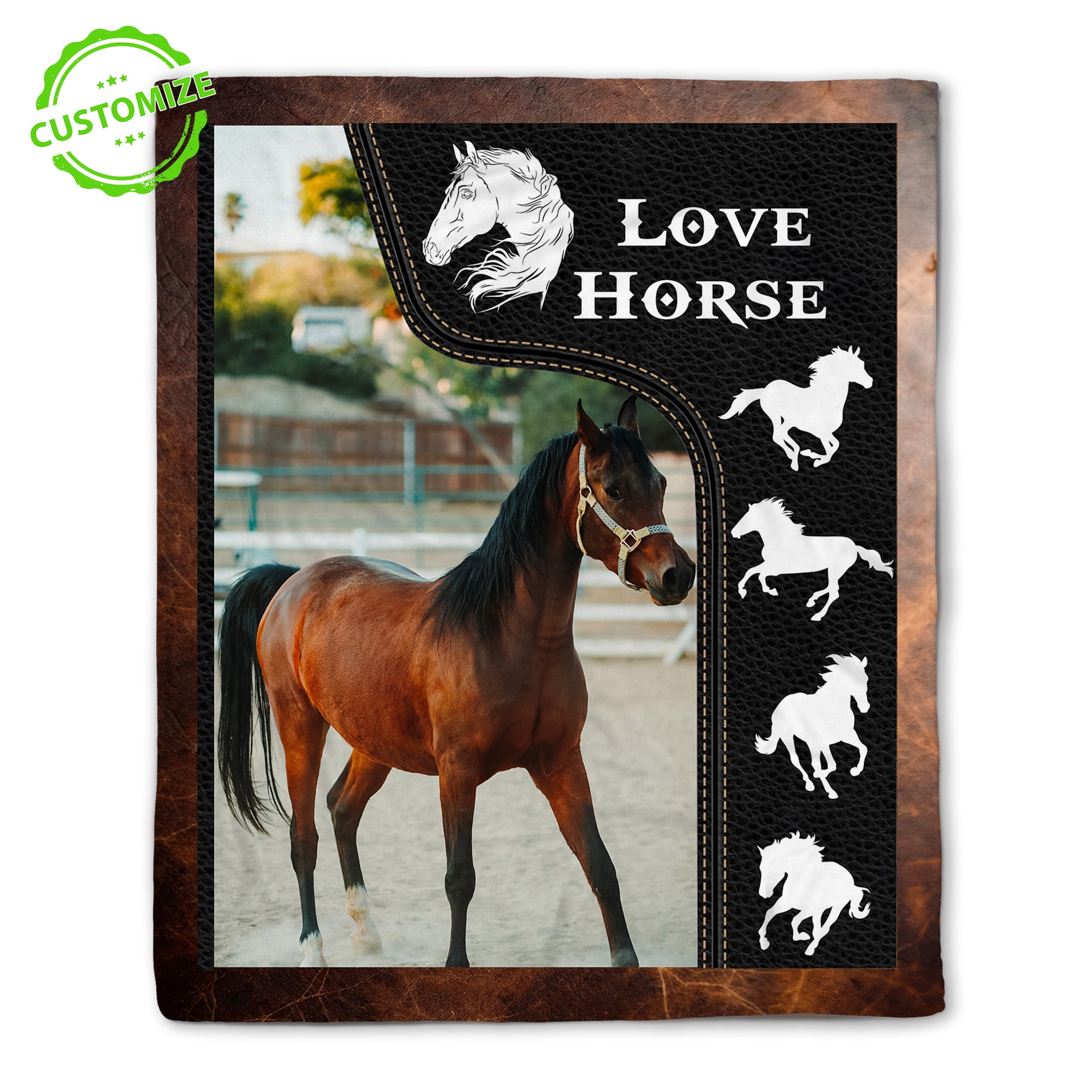 Customizaholic Personalized Horse Blanket, Horse Blanket, Blanket With ...