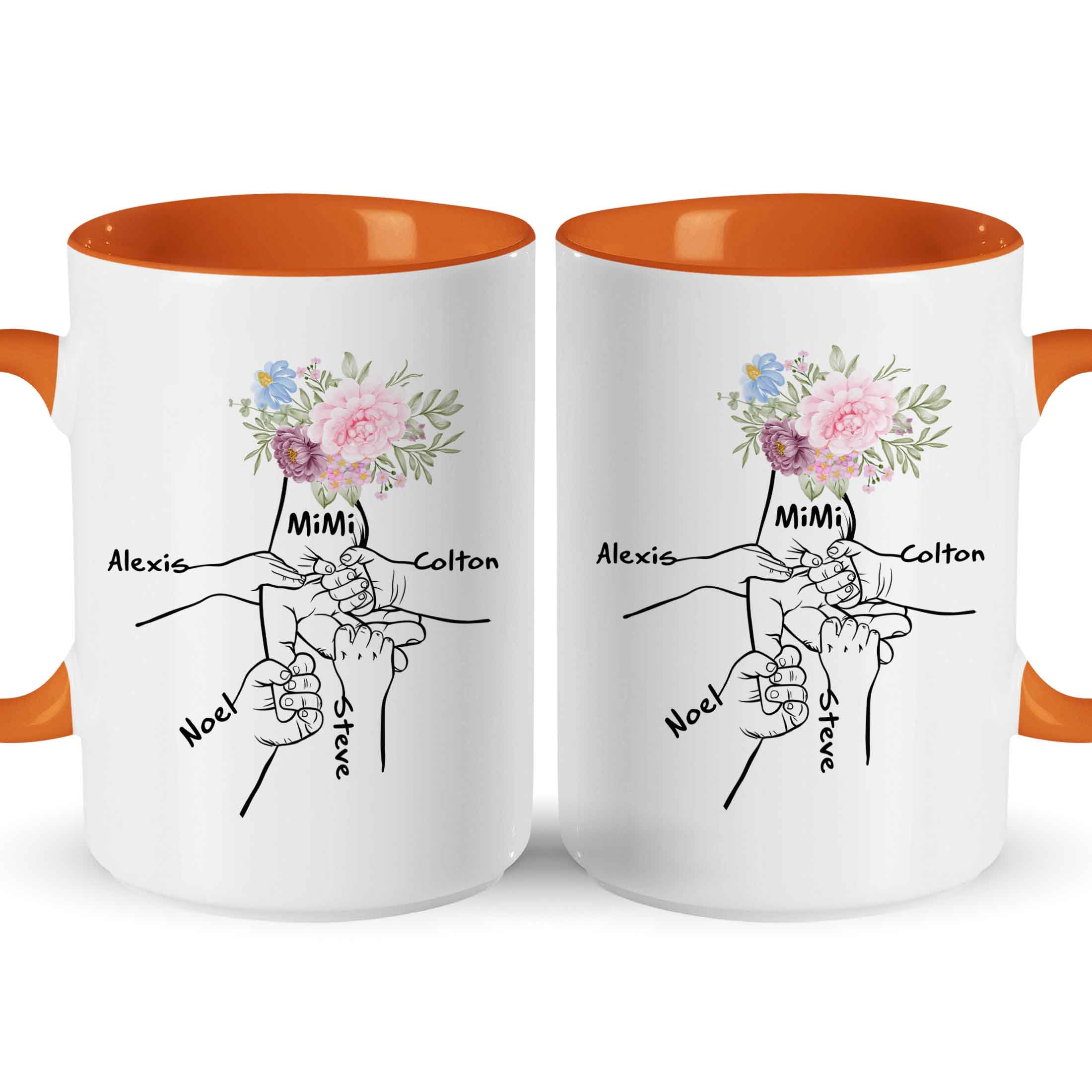 Customizaholic Personalized Mimi Mug with Grandkids Names – Custom Hand ...