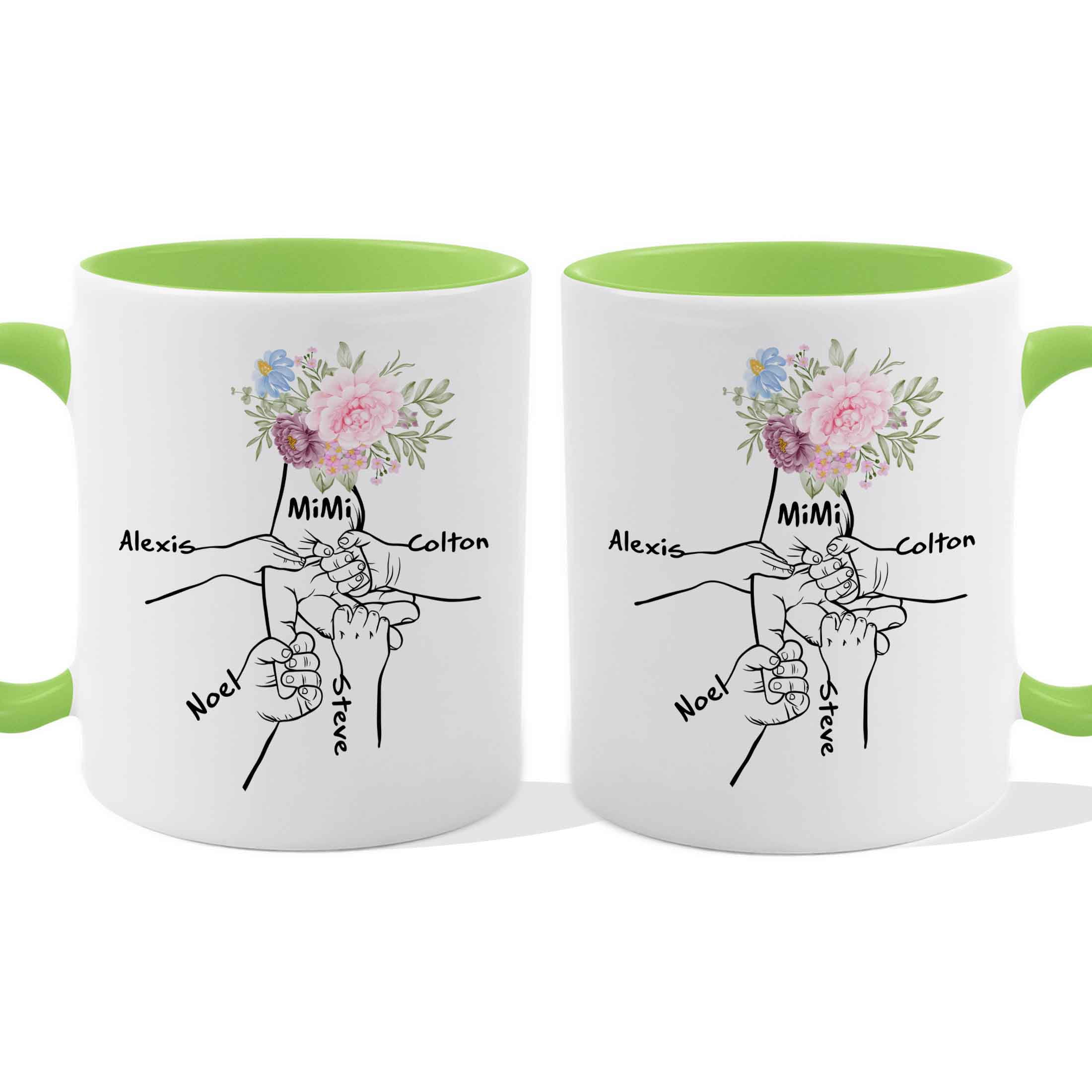 Customizaholic Personalized Mimi Mug with Grandkids Names – Custom Hand ...