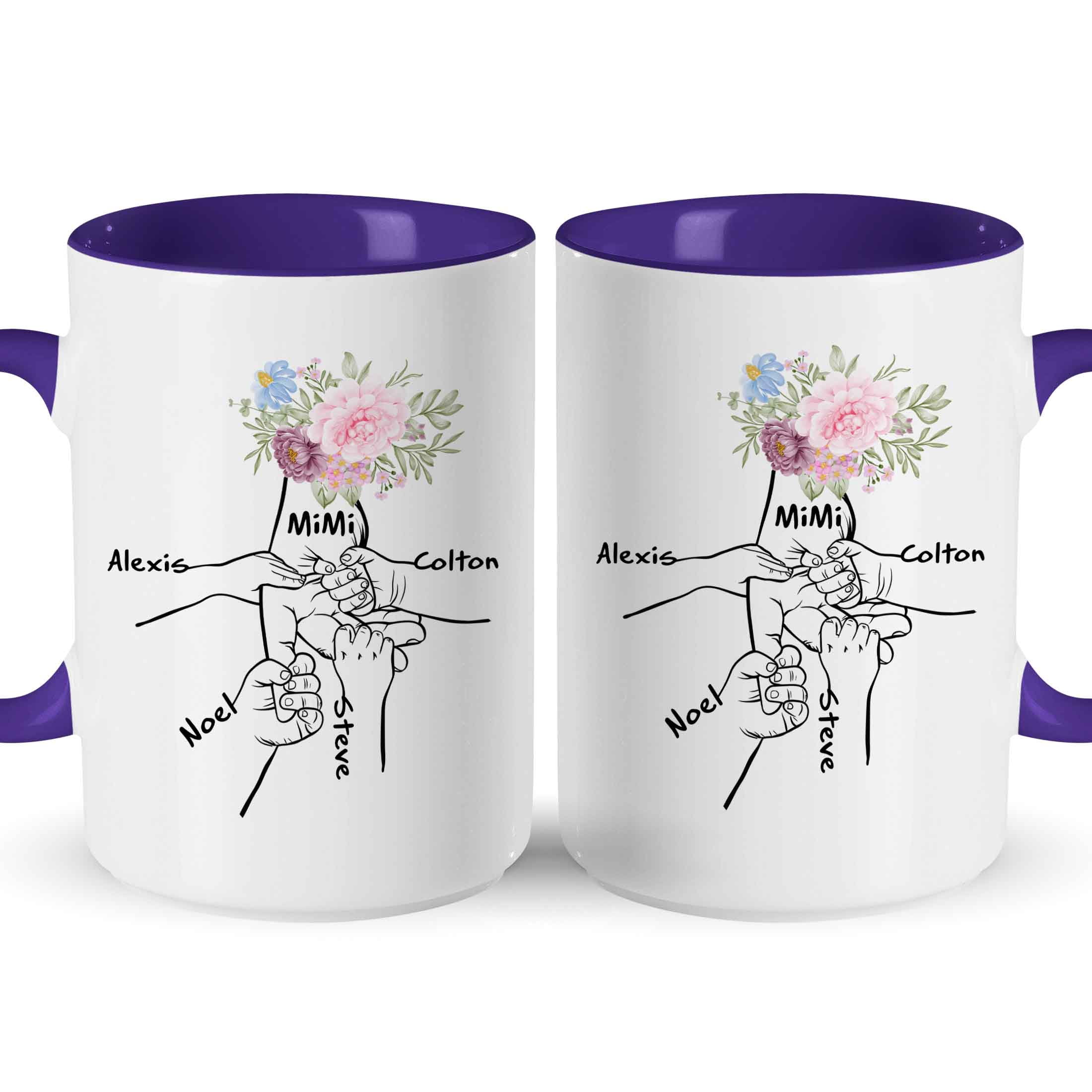 Customizaholic Personalized Mimi Mug with Grandkids Names – Custom Hand ...