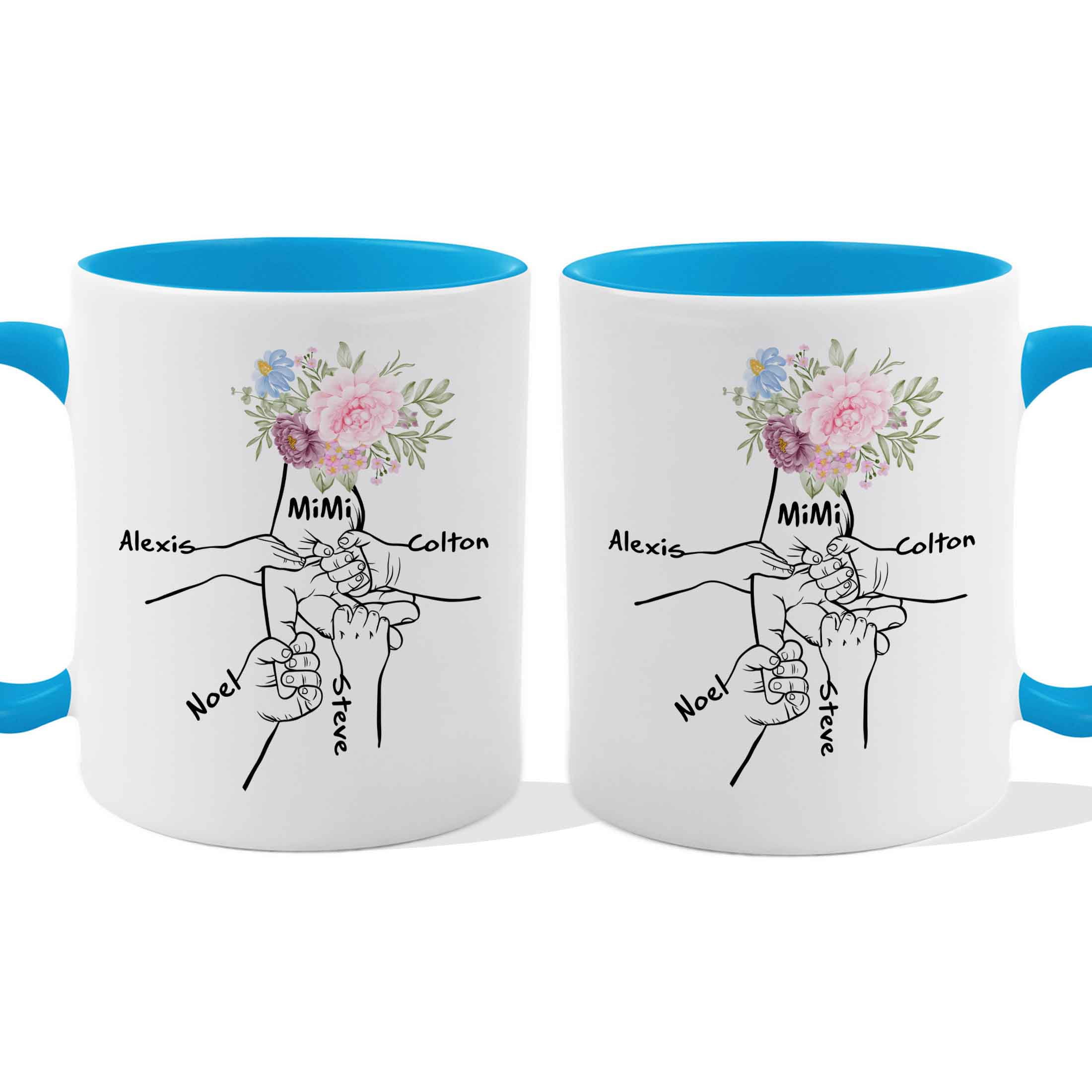 Customizaholic Personalized Mimi Mug with Grandkids Names – Custom Hand ...