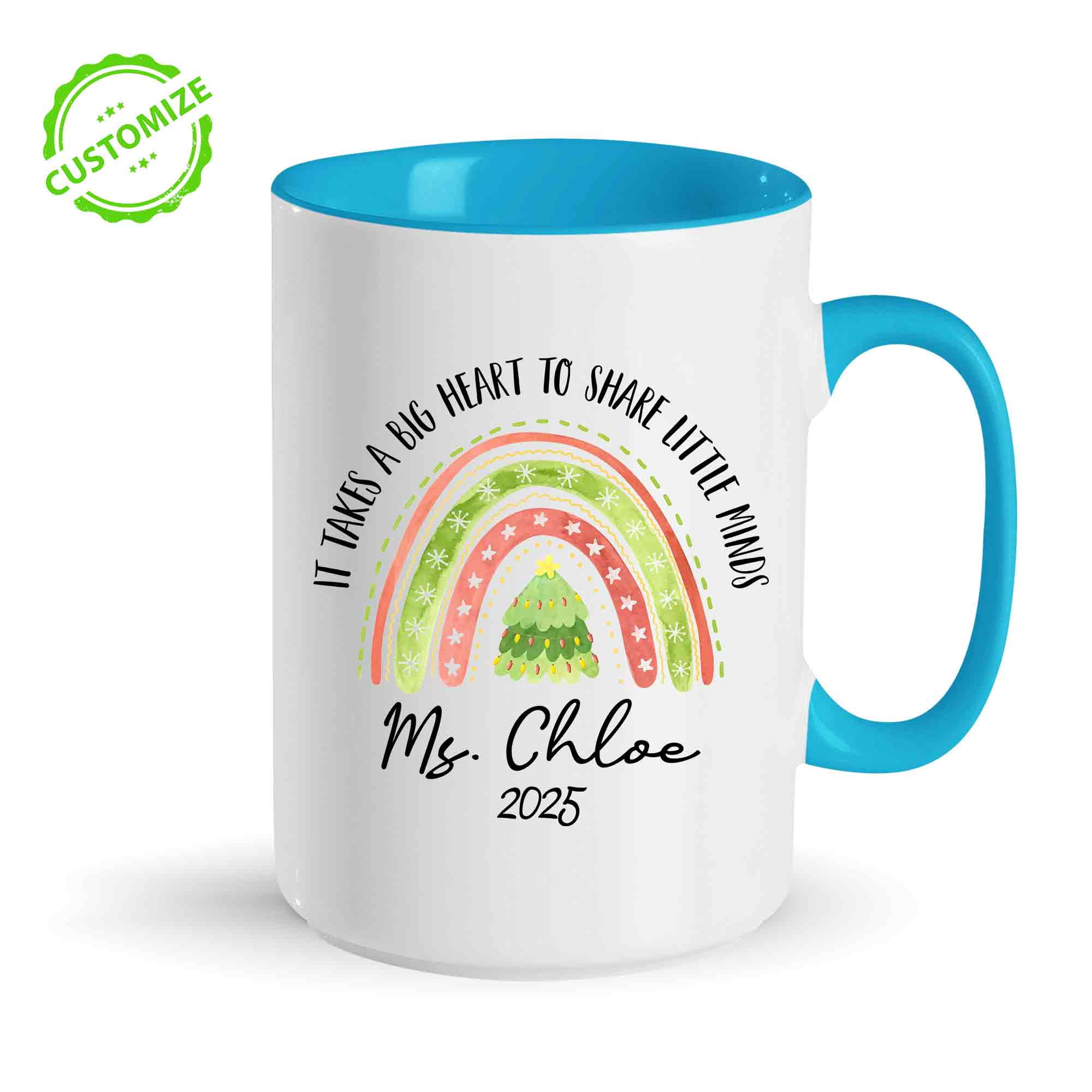 Customizaholic Personalized Mugs With Names, Teacher Mug, Best Teacher ...