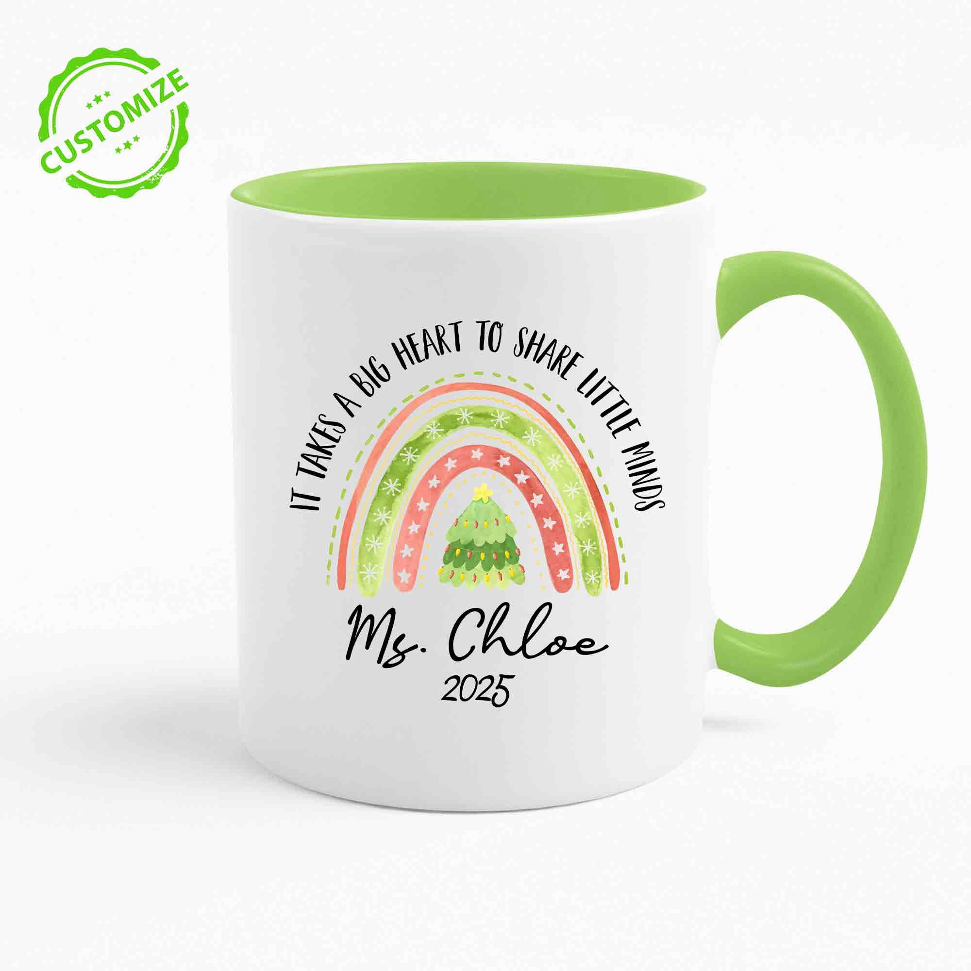 Customizaholic Personalized Mugs With Names, Teacher Mug, Best Teacher ...