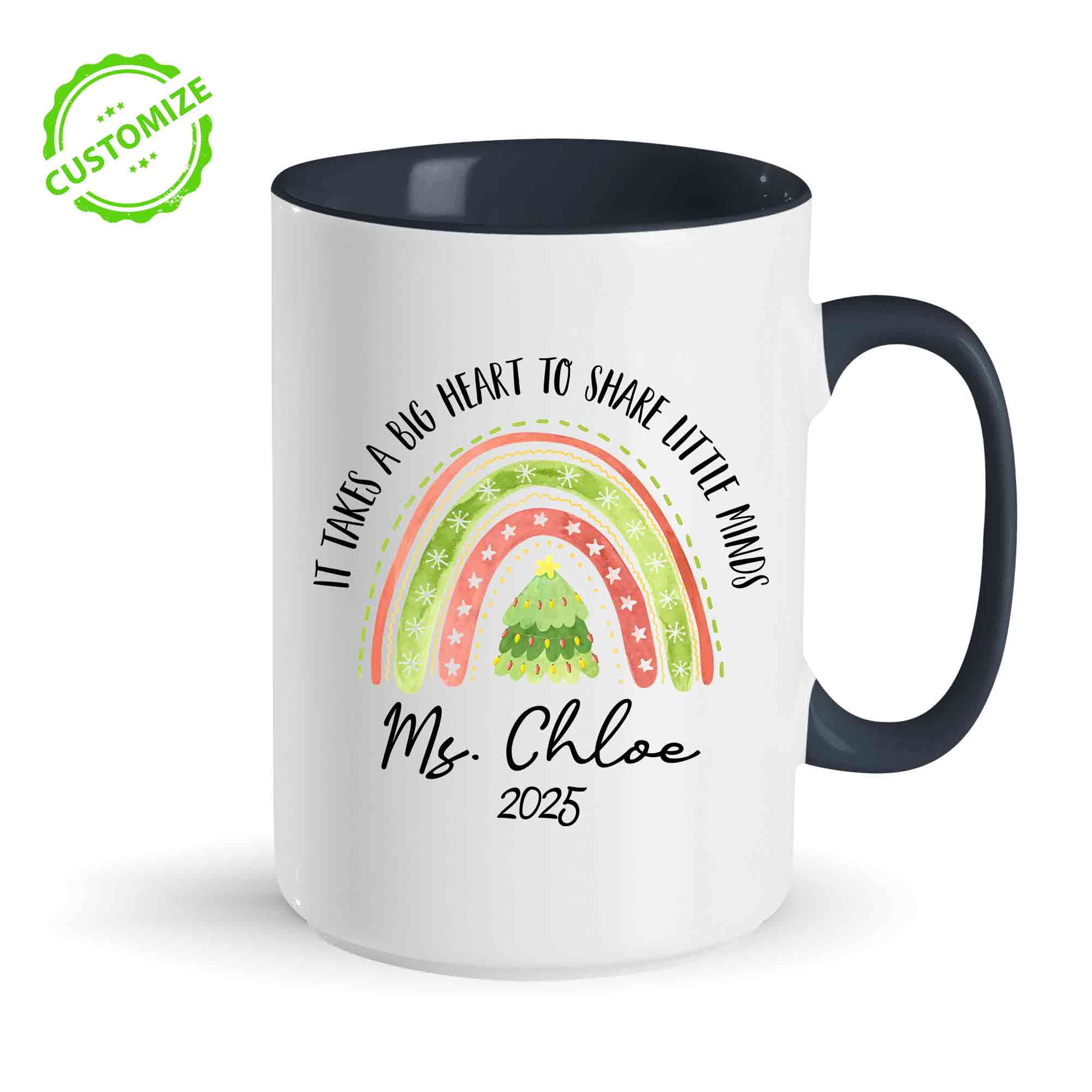 Customizaholic Personalized Mugs With Names, Teacher Mug, Best Teacher ...