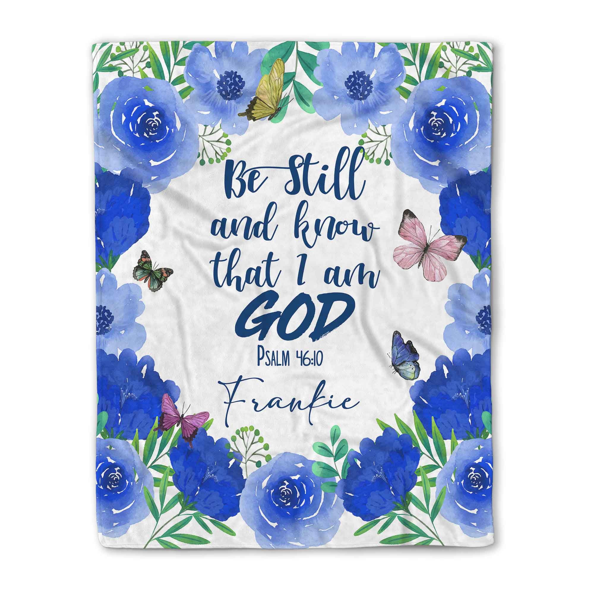 Customizaholic Personalized Name Blanket, Scripture Blanket, Bible ...