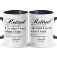 Customizaholic Personalized Retired Definition Mug - Funny Retirement ...