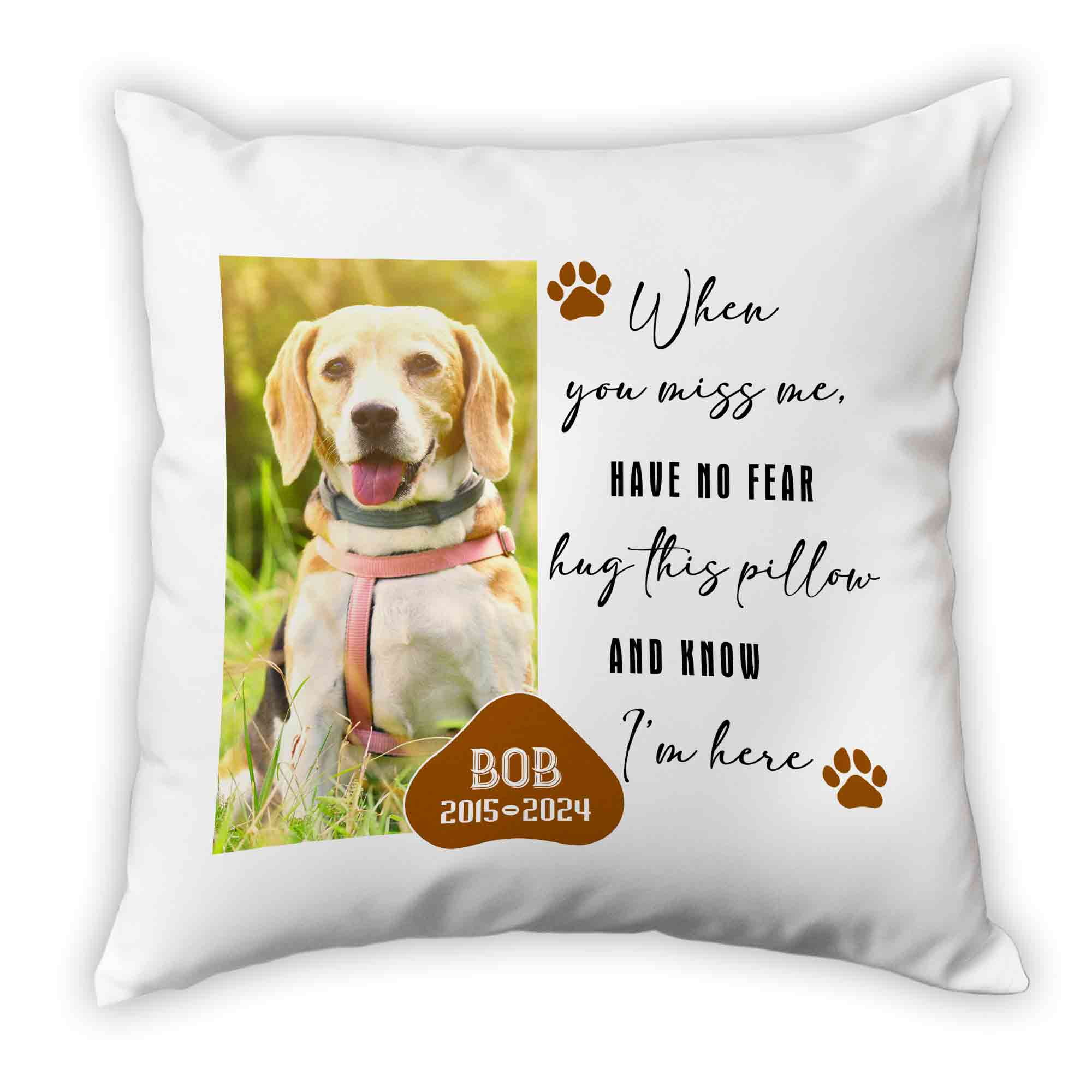 Customizaholic Pet Pillows Personalized Photo, Custom Pillows With ...