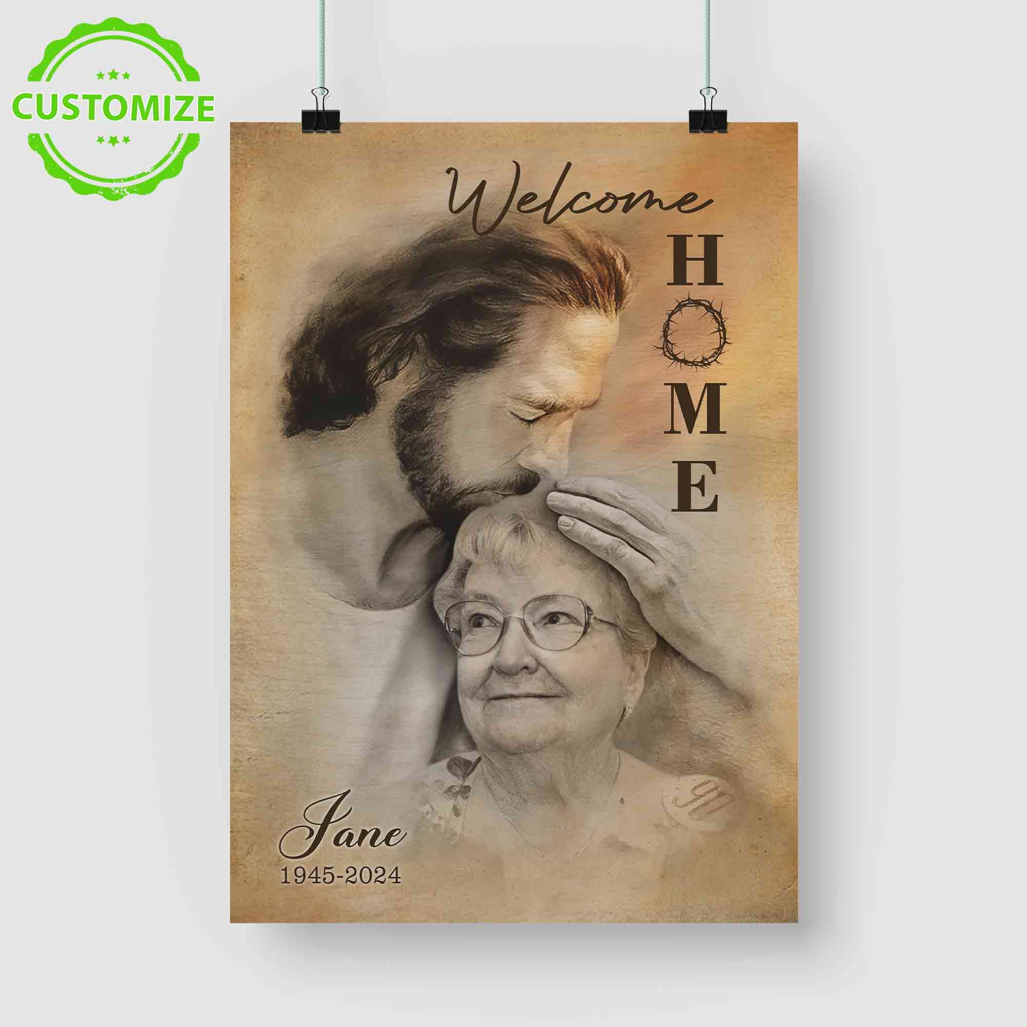 Customizaholic Photos Print Canvas Custom, Memorial Canvas, Memorial ...